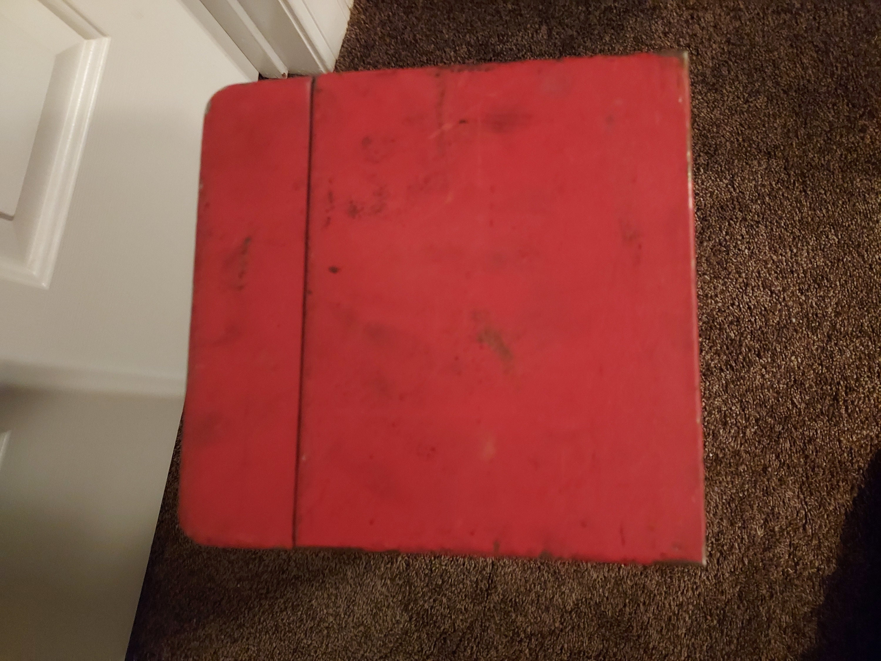 Vintage Kennedy KK-19 Red Tool Box With Gray Removable Tray 19x7x7 ...