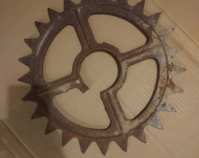 Antique Spike Tiller Rotary Hoe Cultivator Wheel Farm Equipment Decor ...