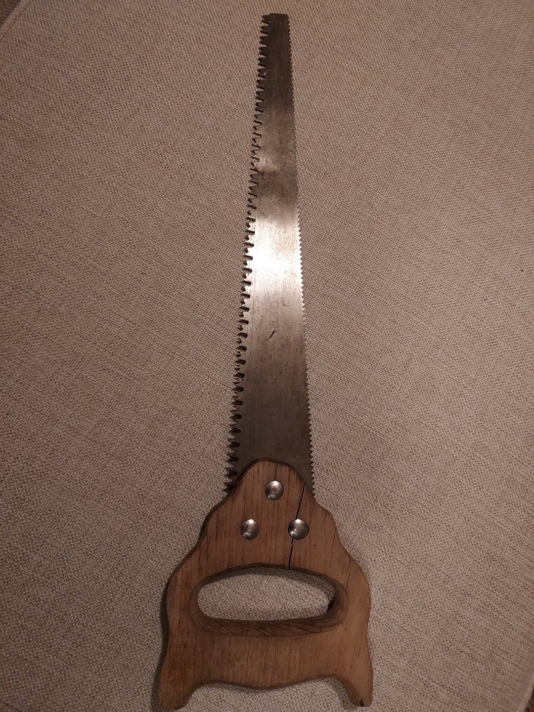 Vintage Double-sided Hand Saw, Wood Handled Challenger No. 44 - 20 ...