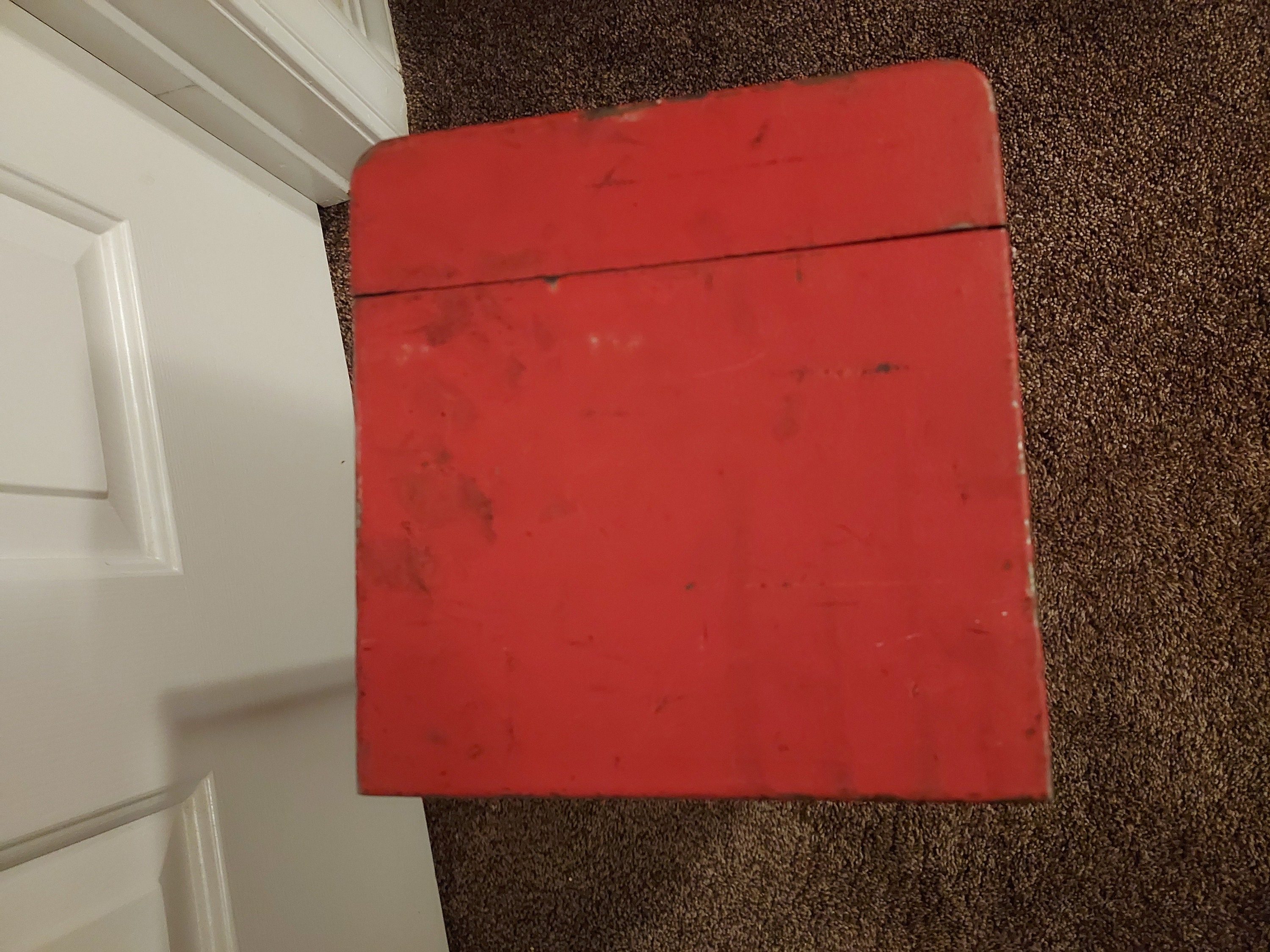 Vintage Kennedy KK-19 Red Tool Box With Gray Removable Tray 19x7x7 ...