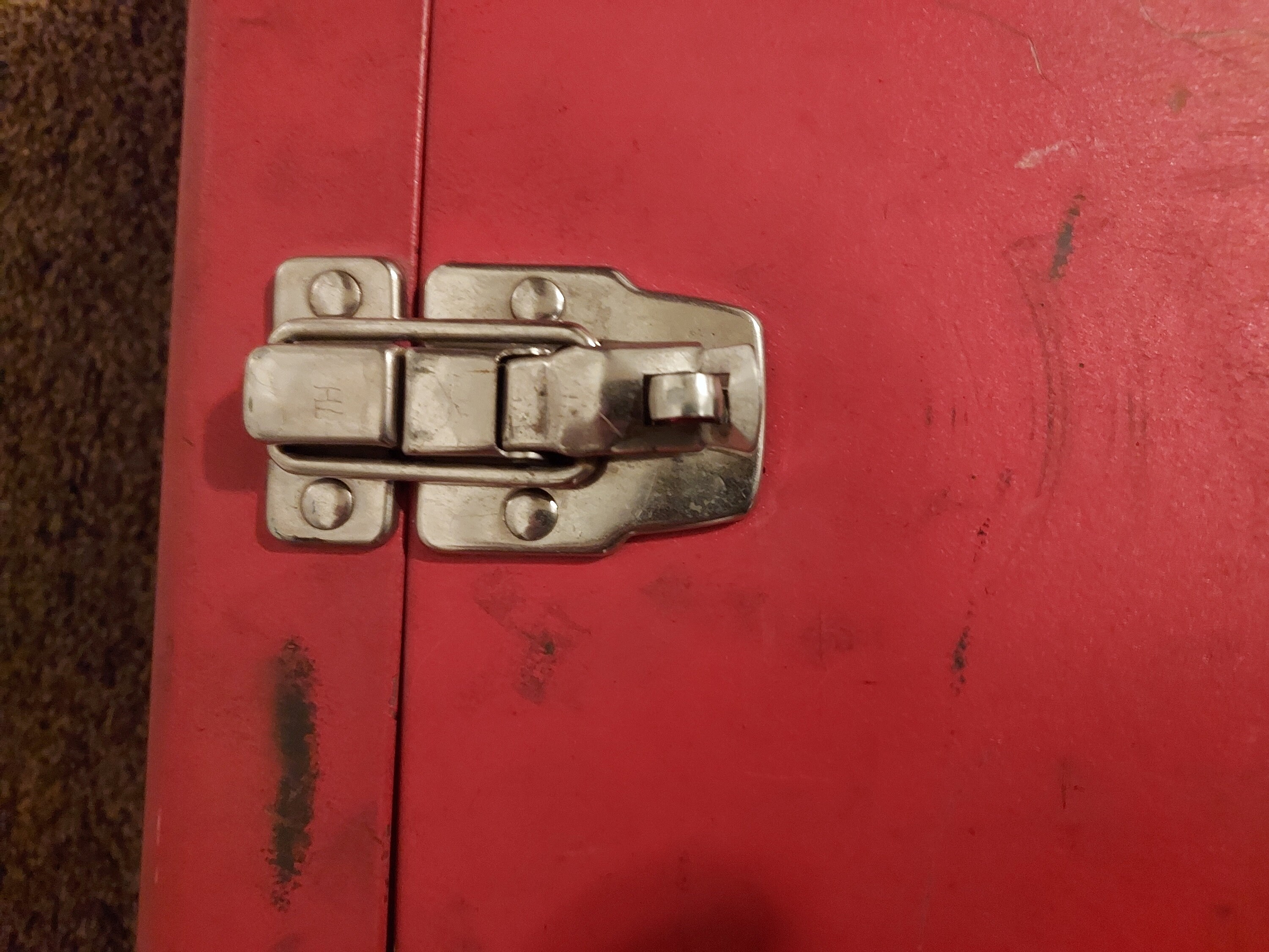 Vintage Kennedy KK-19 Red Tool Box With Gray Removable Tray 19x7x7 ...