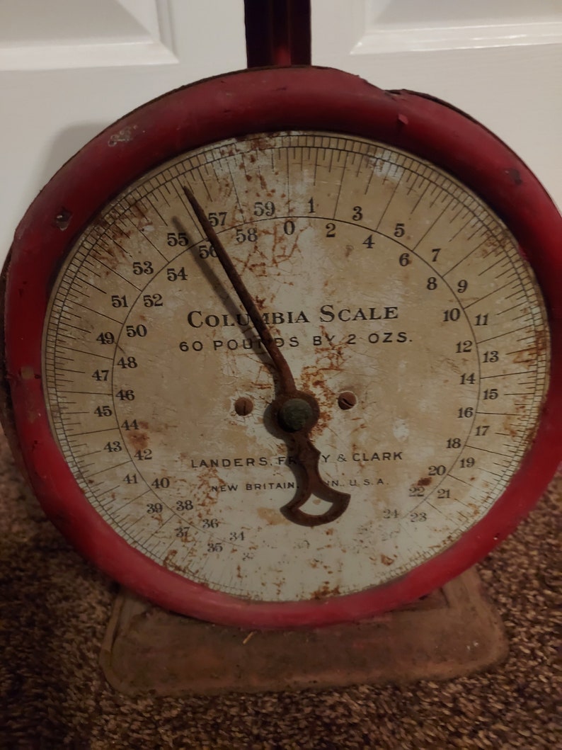 Columbia 60 Pound Primitive Scale - Etsy