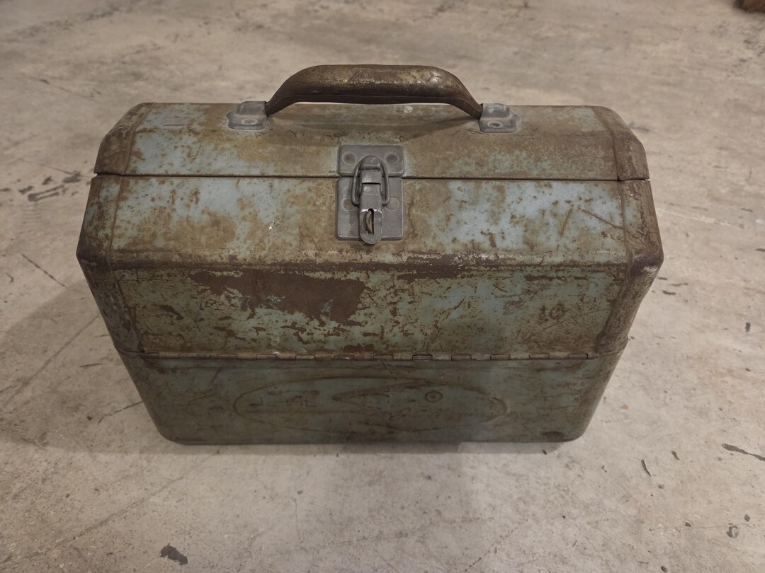Vintage JC Higgins Tool Box Fold Out With Many Dividers - Works Good ...