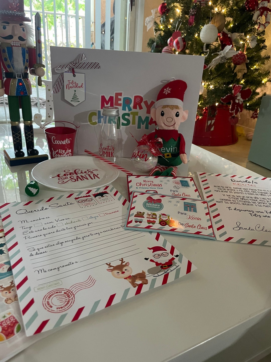 Kit for Santa, Christmas Eve, Kit for Santa, Santa Letter, Letter for ...