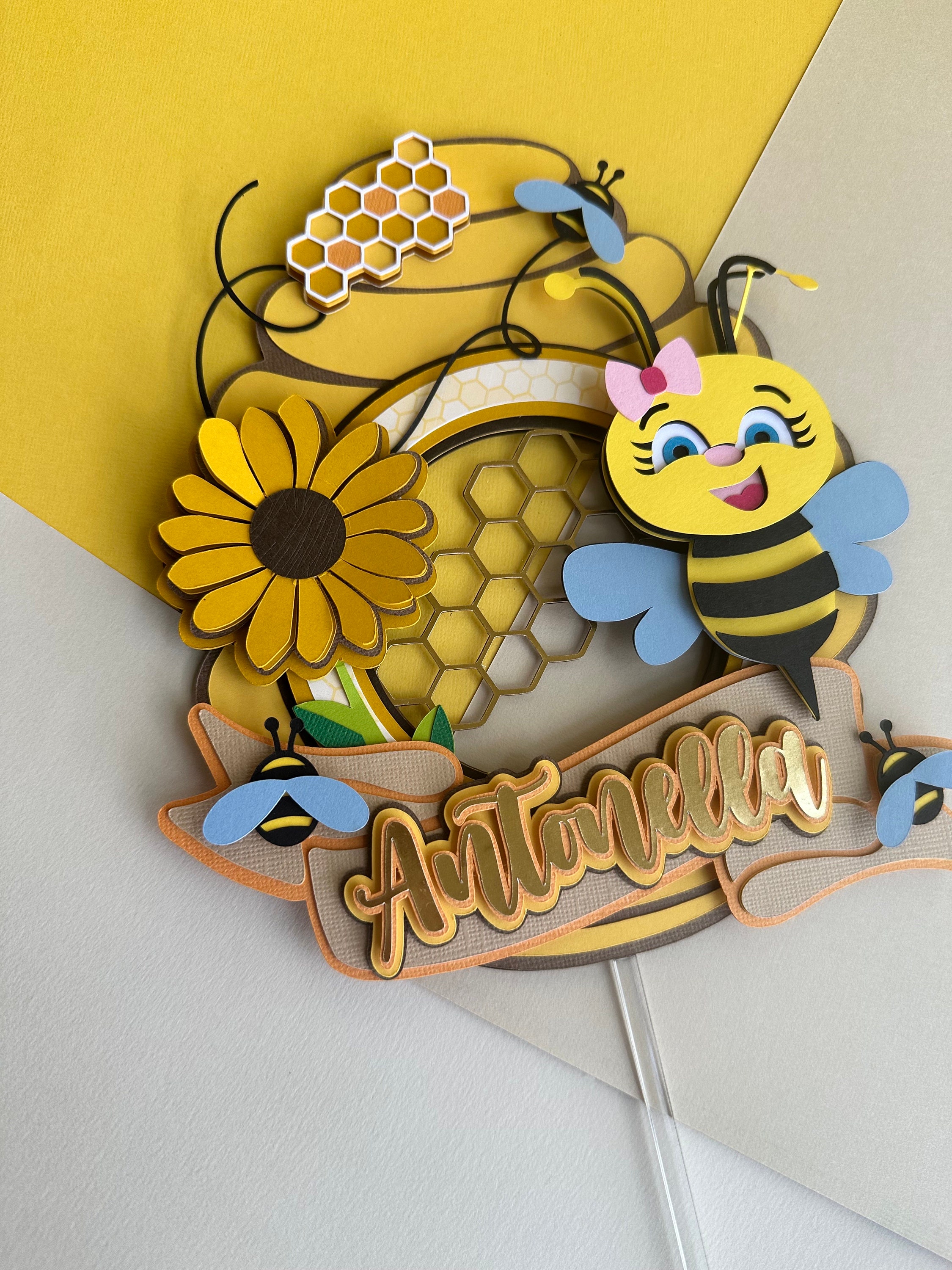Cake Topper Bee. Cake Topper Little Bee. See Topper. Party Decoration ...