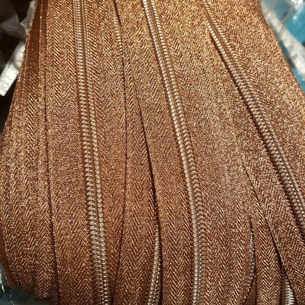 Rose Gold Zipper Bag - Etsy