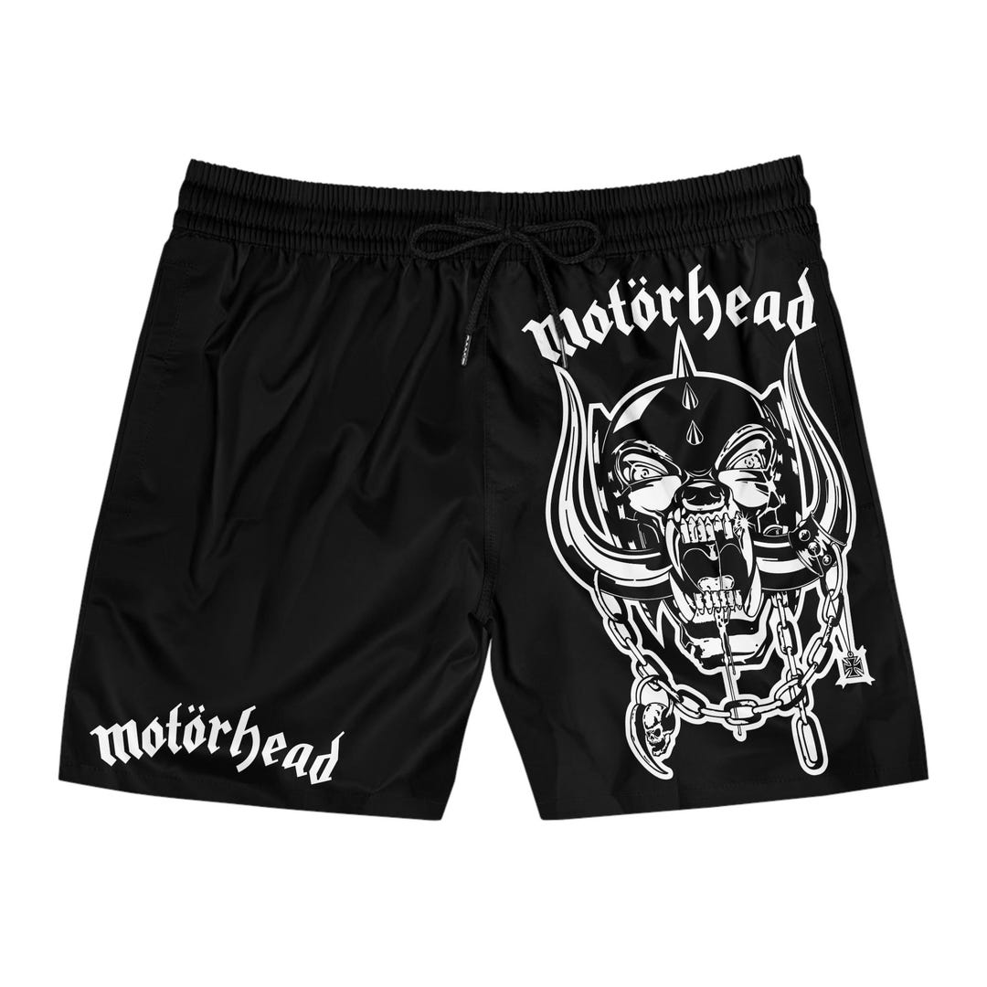Men's Heavy Metal Shorts/men's Mid-length Swim Shorts - Etsy