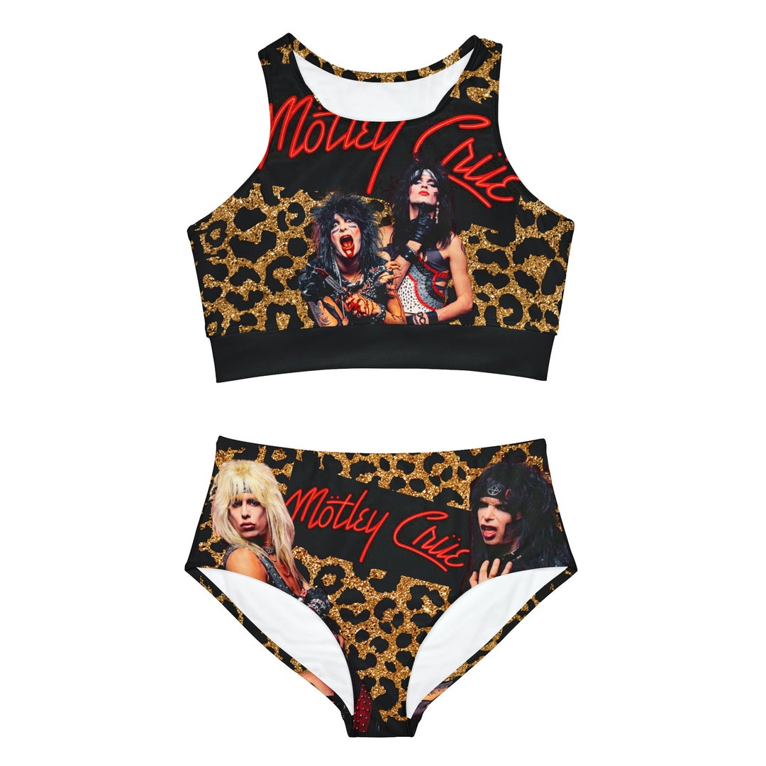 Heavy Metal Sporty Bikini Set/heavy Metal Swimsuit/heavy Metal Bikini ...