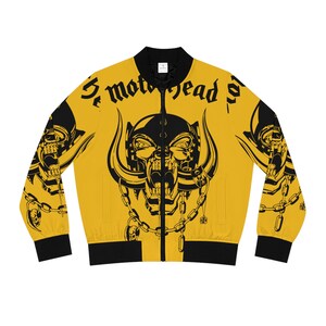 Women's Heavy Metal 80's Style Bomber Jacket/*worn by THE Coolest ...