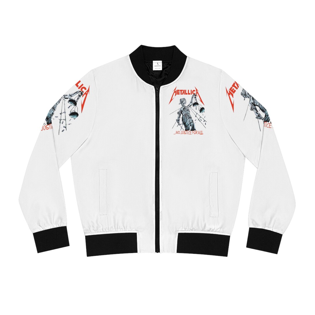 Women's Heavy Metal Bomber Jacket/80's Hair Metal/vintage Retro Rock N ...