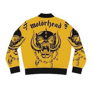 Women's Heavy Metal 80's Style Bomber Jacket/*worn by THE Coolest ...