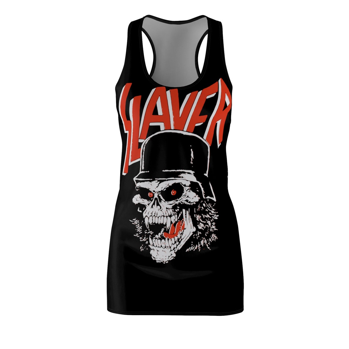 Women's Heavy Metal Dress/racerback Dress/heavy Metal/rock N Roll Style ...