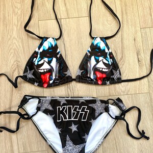 Strappy Style Bikini/heavy Metal Swimsuit/beachwear/custom Bikini/rock ...