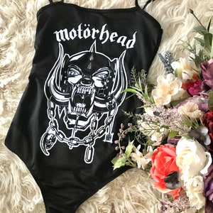 Women's Heavy Metal Swimsuit/bodysuit/heavy Metal Swimsuit/rocker Wear ...