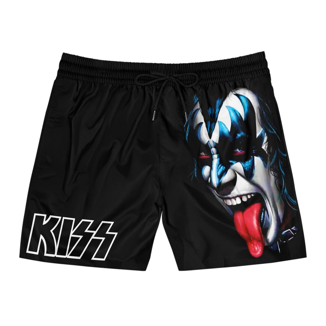 Men's Heavy Metal Swim Shorts/heavy Metal Swimsuits/rock N Roll Graphic ...