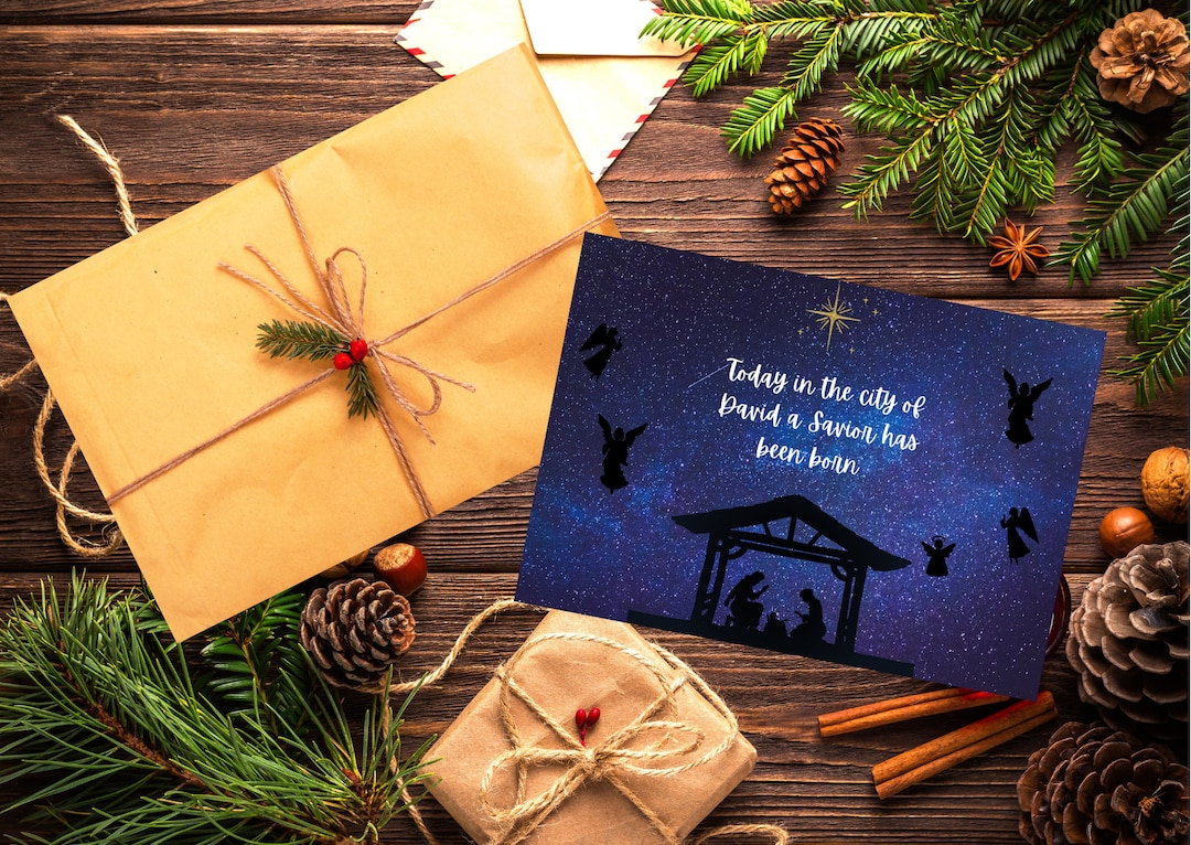 Nativity Scene,christmas Card Printable, Christmas Greeting Card ...