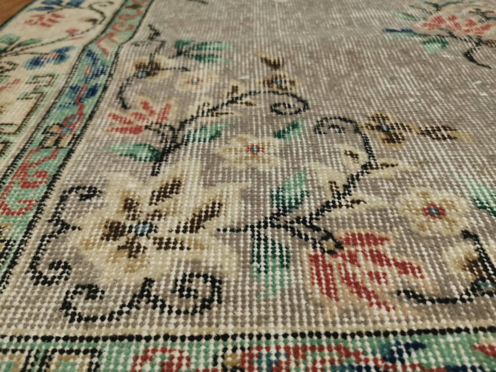 Turkish Rug Vintage Rug Area Rug Floral Rug Turkey Rug - Etsy