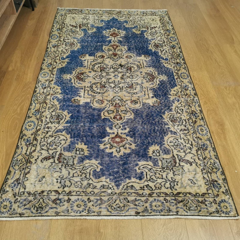 Blue Vintage Rug - Etsy