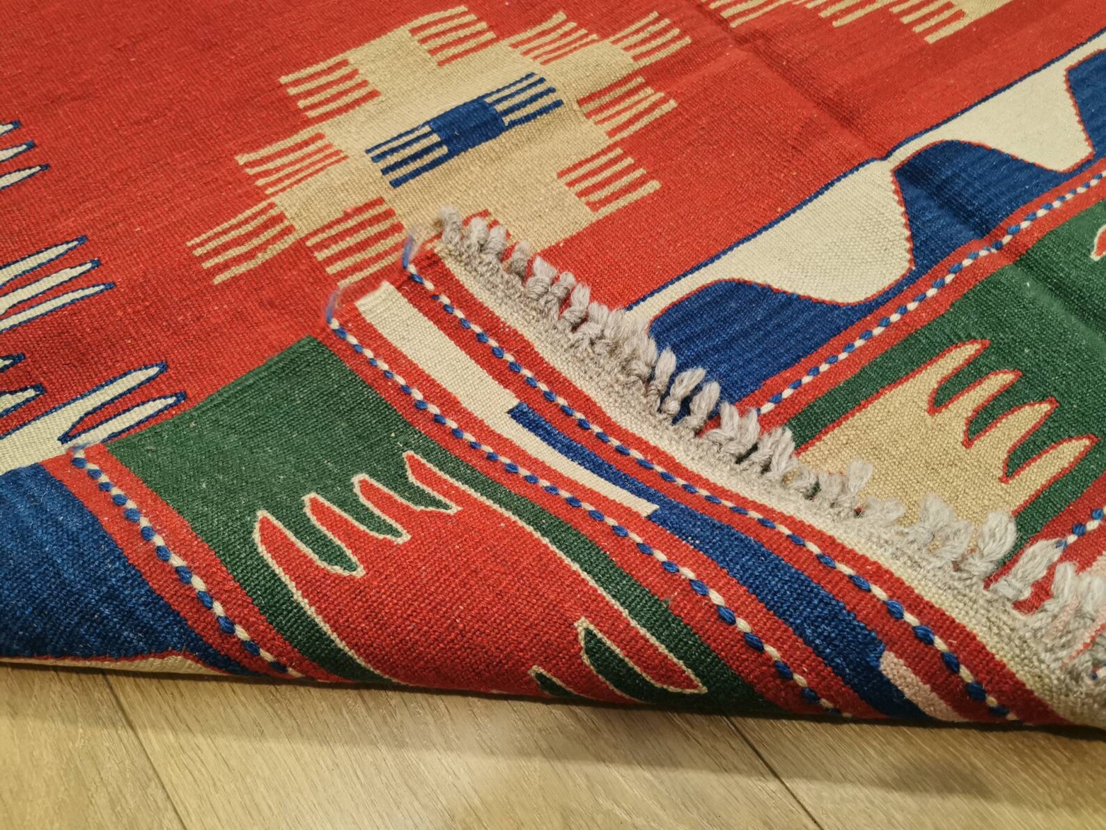 Geometric Area Rug 4X6 Turkish Rug Oriental Rug Oushak Rug - Etsy