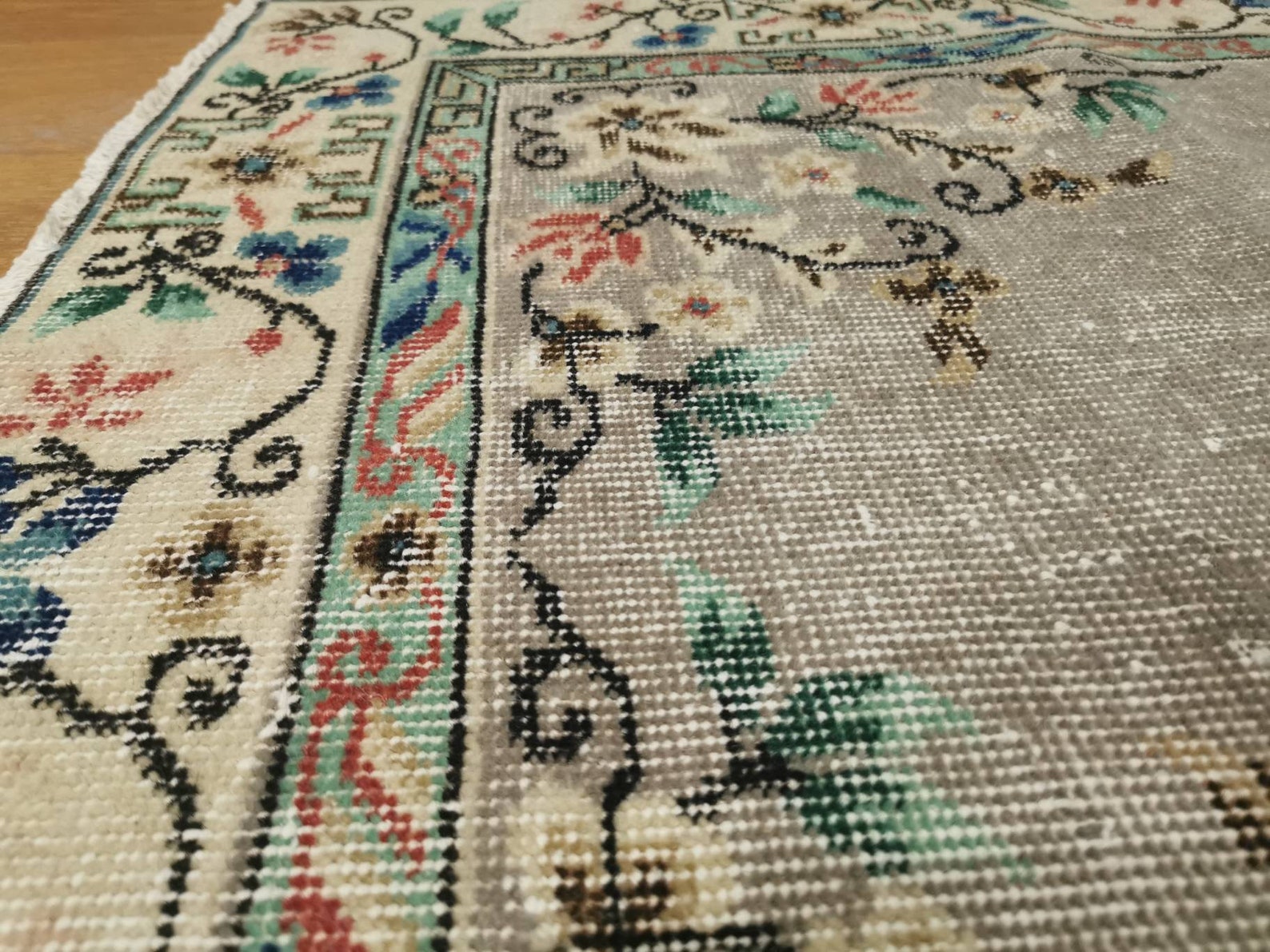 Turkish Rug Vintage Rug Area Rug Floral Rug Turkey Rug - Etsy