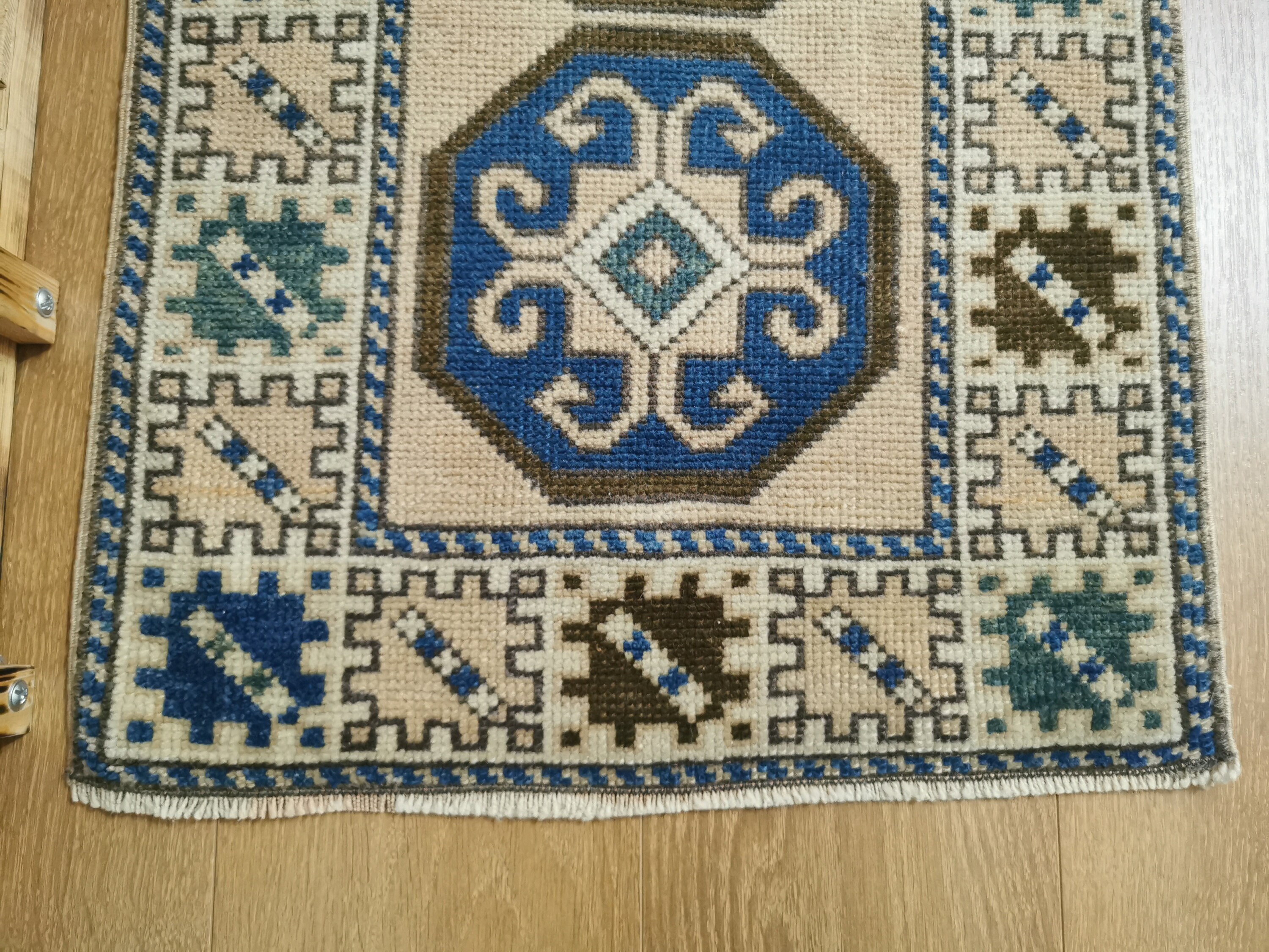 Small Blue Turkish Rug Small Rugs 2x3 Small Rug for bedroom | Etsy