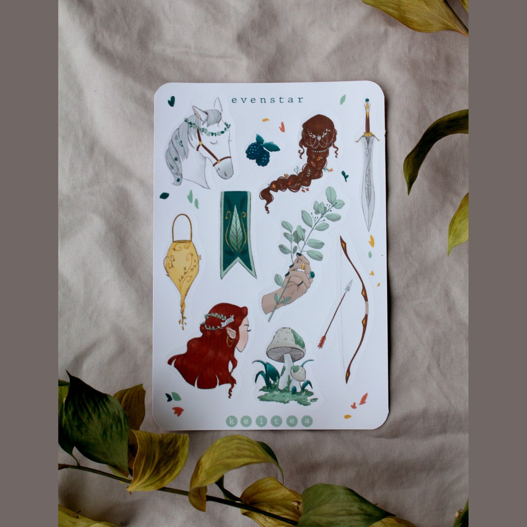Evenstar - Lotr Elves Vinyl Stickers - Etsy