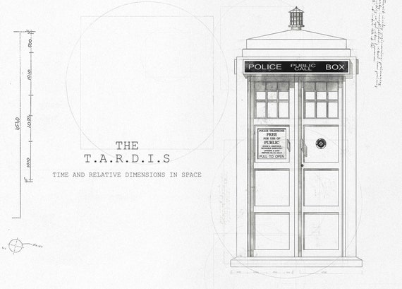 Tardis Cartoon Drawing