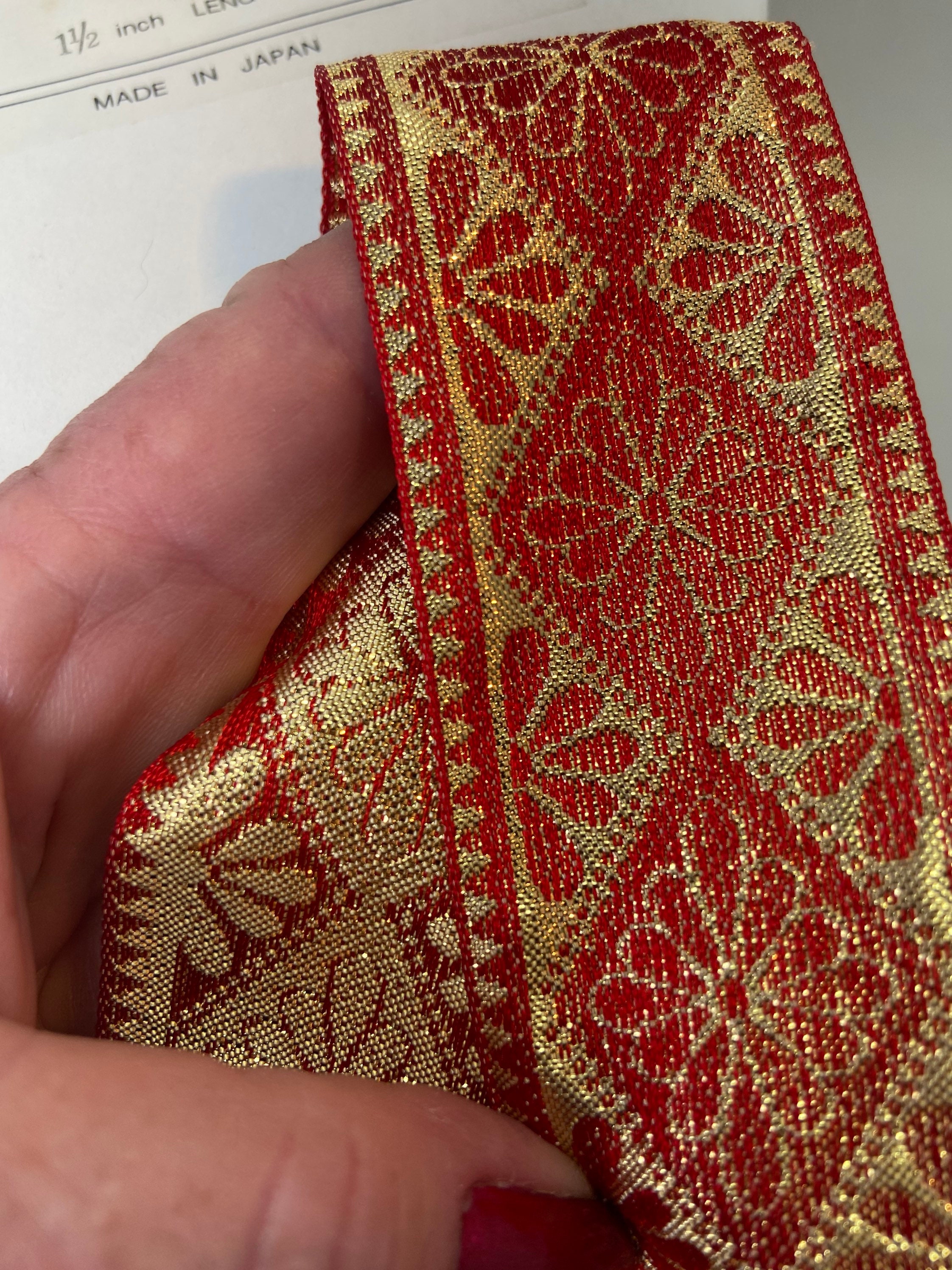 Medieval Jacquard Trim Woven Fabric Trim 1 3/4 Inch Wide - Etsy