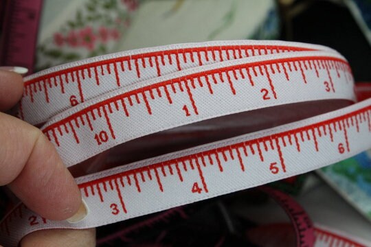 Woven Ruler Trim 5/8 Inch Wide Fabric Trim Sold by the Yard. - Etsy