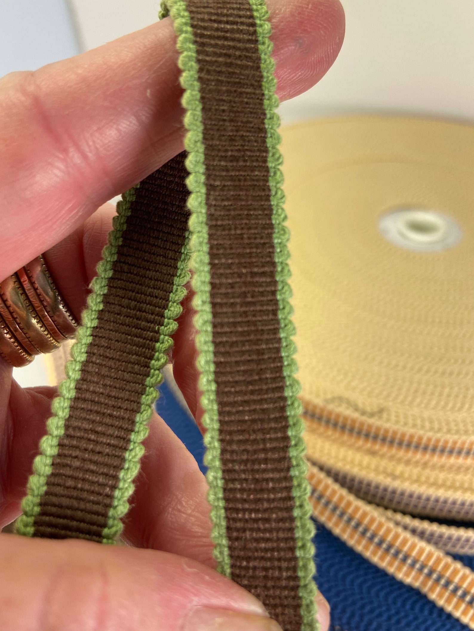 Webbing pattern and narrow 1/2 inch wide sold by the yard. | Etsy