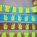 Peace Sign Hand Jacquard Woven Ribbon, 1 Inches Wide, Sold by the Yard ...