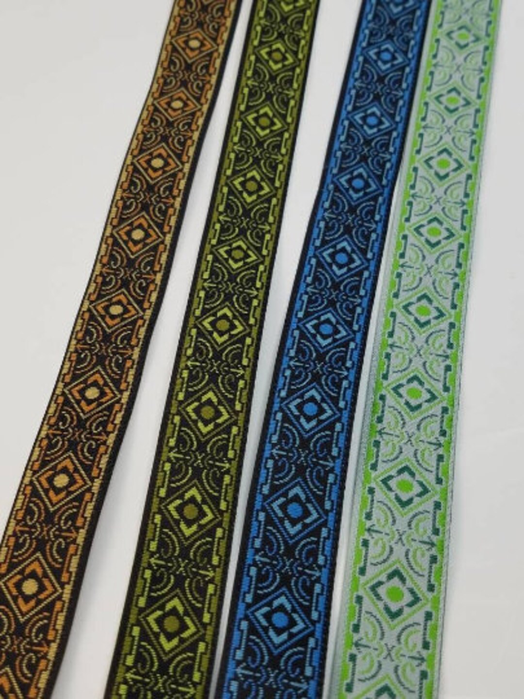 Medieval Folk Jacquard Fabric Trim, 5/8 Inch Wide, Sold by the Yard. - Etsy