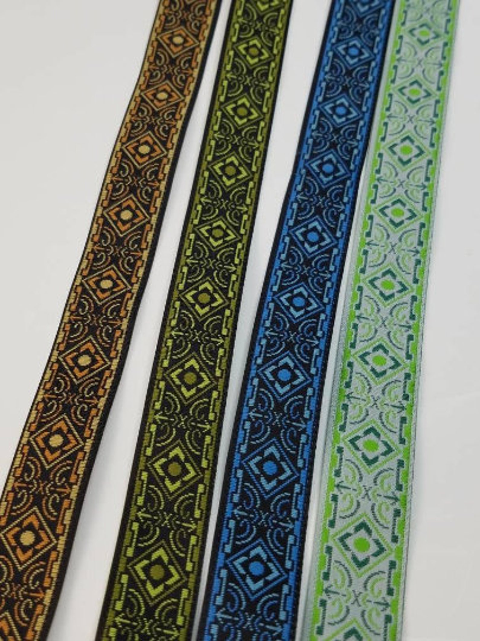 Medieval Folk Jacquard Fabric Trim, 5/8 Inch Wide, Sold by the Yard. - Etsy
