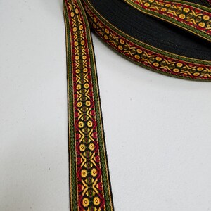 Mayan Folk Art Jacquard Woven Trim, 1 1/2 Inches Wide, Sold by the Yard ...