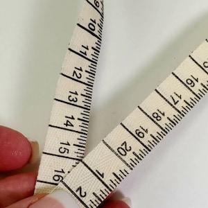 Fabric Trim Ruler Twill Tape Print, Sold by the Yard. - Etsy