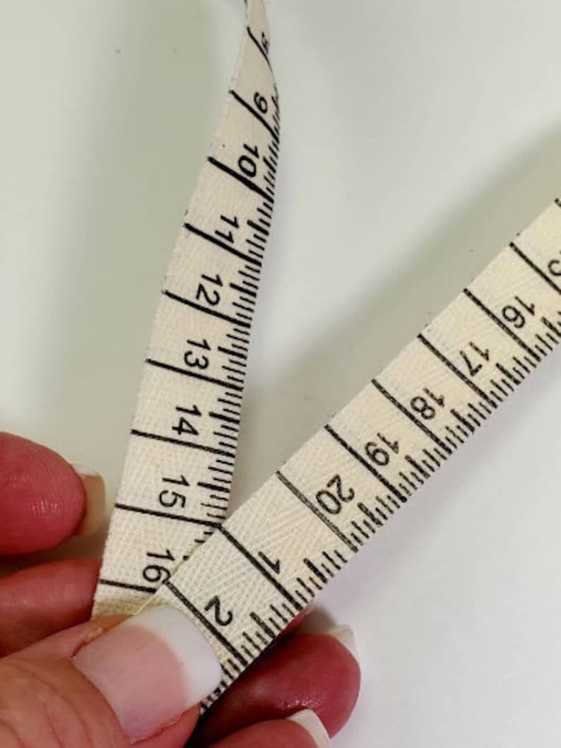 Fabric Trim Ruler Twill Tape Print, Sold by the Yard. - Etsy