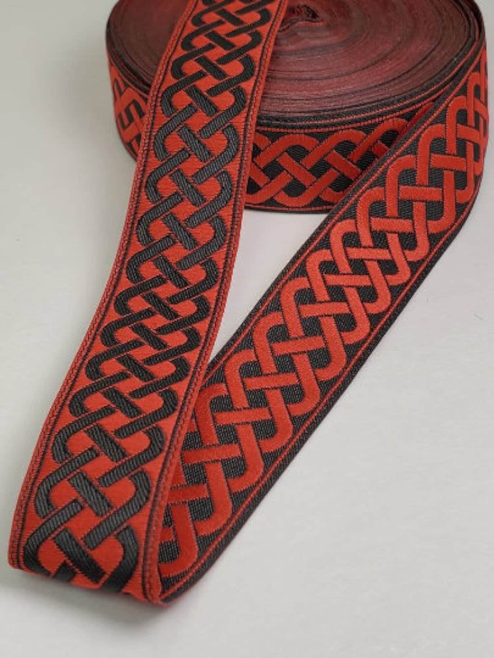 Celtic Woven Knot 3/4 Inch Wide Fabric Trim Sold by the - Etsy