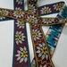Eastern Native, Very Metallic Fabric Trim, 1 1/2 Inch Wide, Jacquard ...