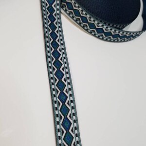 Native Diamond in 3 Colors, Woven Jacquard Fabric Trim, 1 Inch Wide ...