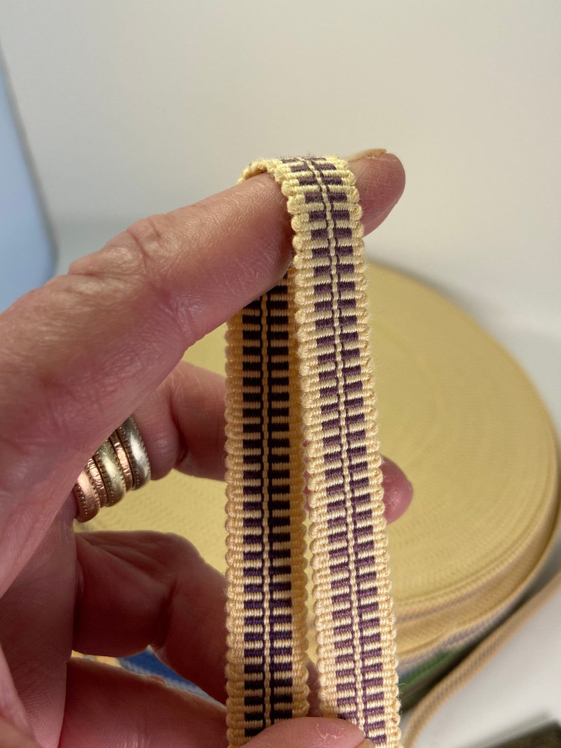 Webbing pattern and narrow 1/2 inch wide sold by the yard. | Etsy