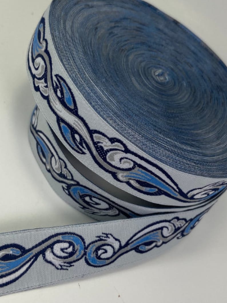 TSUNAMI! Jacquard Woven Fabric Trim, 5/8 Inch Wide, Sold by the Yard ...