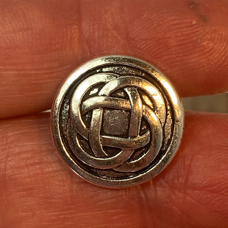 Silver Tone Buttons - Etsy