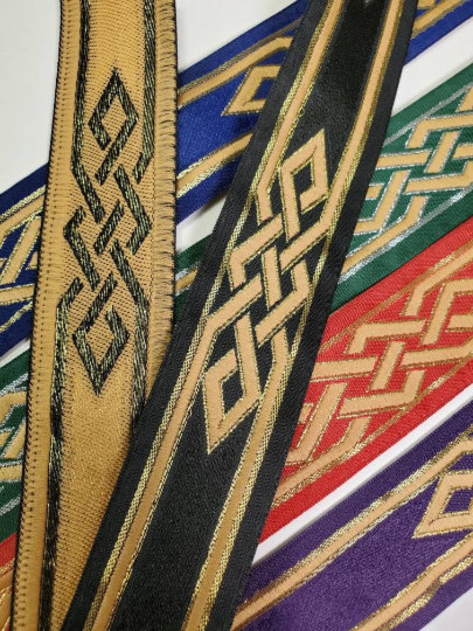 Celtic Woven Knot Jacquard Fabric Trim 1 1/8 Inch Wide Sold - Etsy Hong ...