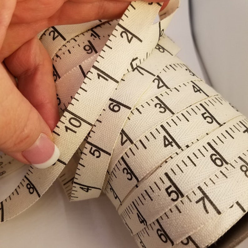 Fabric Trim Ruler Twill Tape Print Sold by the Yard. - Etsy