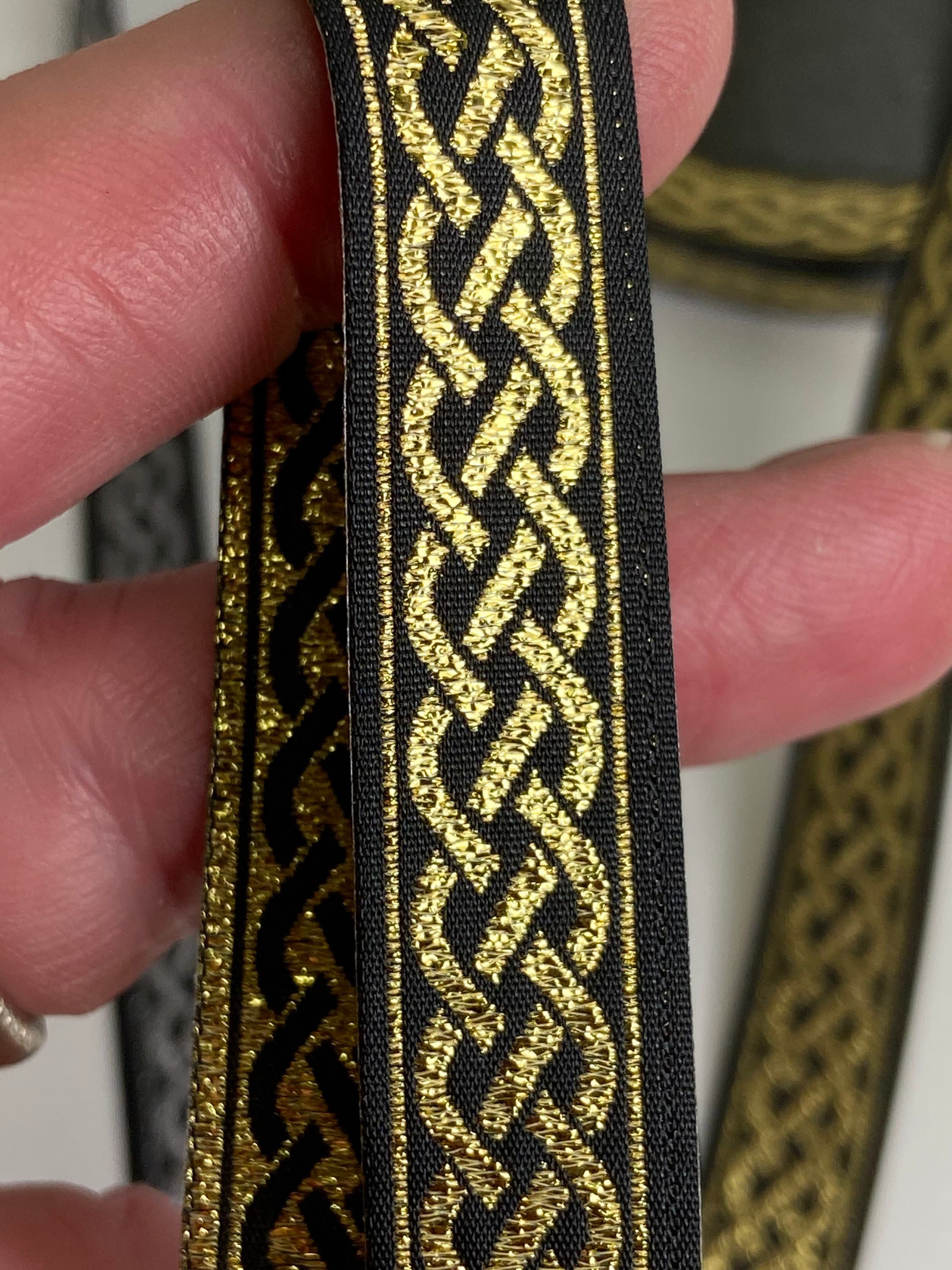 Celtic Knot Braid Metallic 9/16 Inch Wide Sold by the Yard. - Etsy
