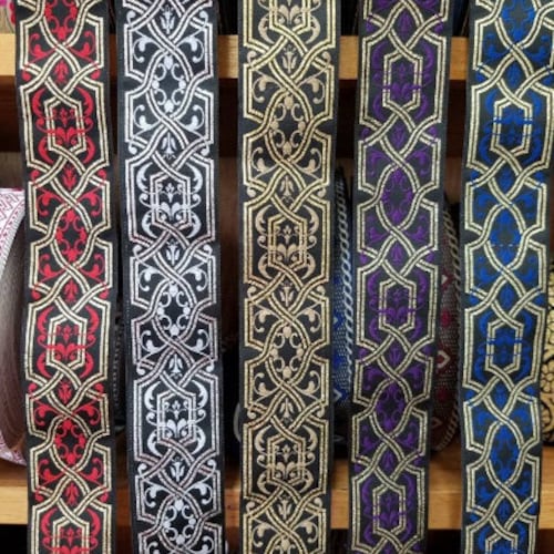 Medieval Jacquard Trim Woven Fabric Trim 1 3/4 Inch Wide - Etsy