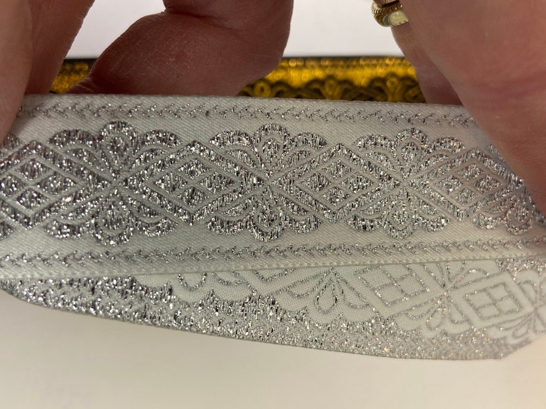 Medieval Fabric Trim, Woven Jacquard Trim, 1 Inch Wide, Sold by the ...