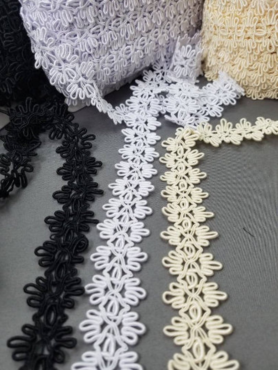 Gimp Loop Braid 1 Inch Wide Sold by the Yard. - Etsy