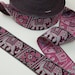 Pink India Elephant Jacquard Fabric Trim, 1 1/2 Inch Wide, Sold by the ...