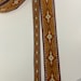 Celtic Scarlet and Curry Metallic Jacquard Fabric Trim, Sold by the ...